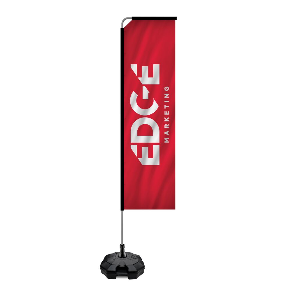 Branded Rectangle Flags | Logo Rectangle Flags