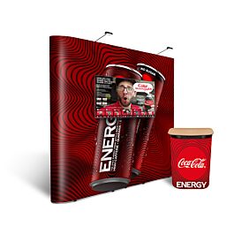 Vision Straight Pop-Up TV Stand Display Kit